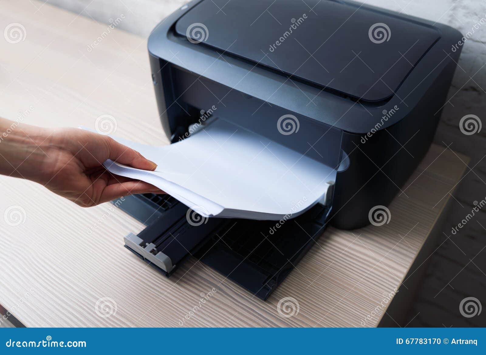 Man Take A Paper With Text Refer A Friend On The Shirt With Office ...