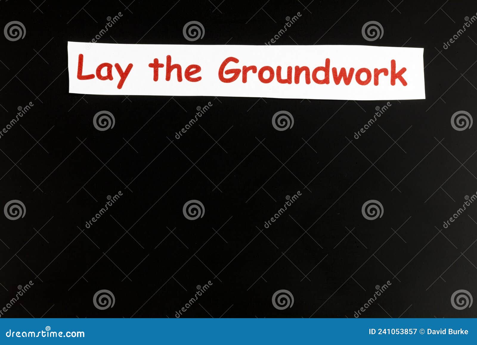 Lay Groundwork Basic Foundation Construction Preparation Agreement ...
