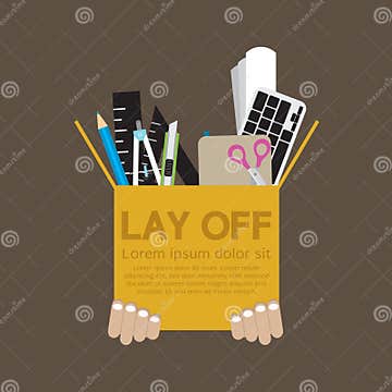 Lay Off stock vector. Illustration of employee, isolated - 39794736