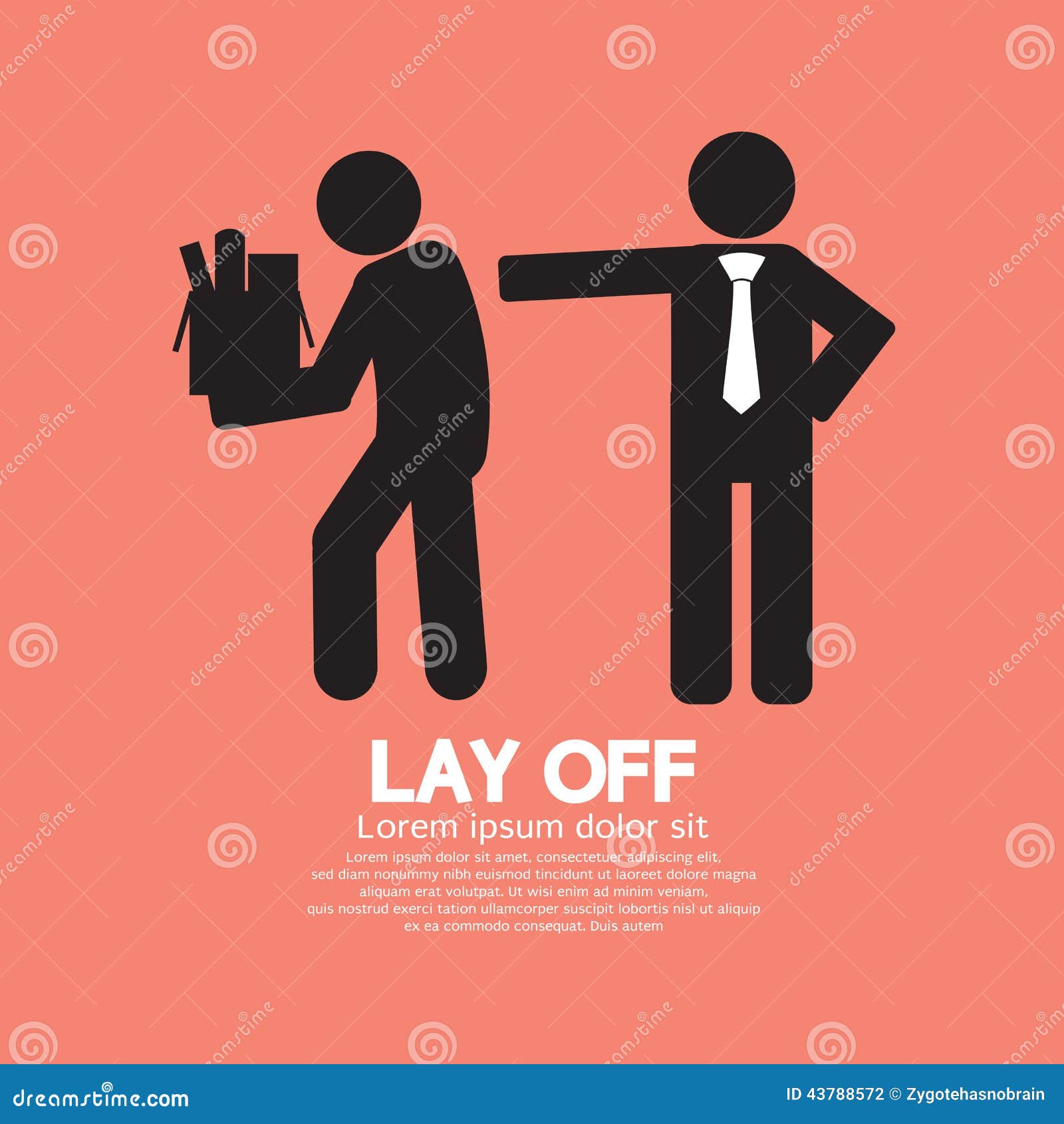 Lay Off stock vector. Illustration of depression, businessman - 43788572 Lay Off stock vector. Illustration of depression, businessman - 43788572
