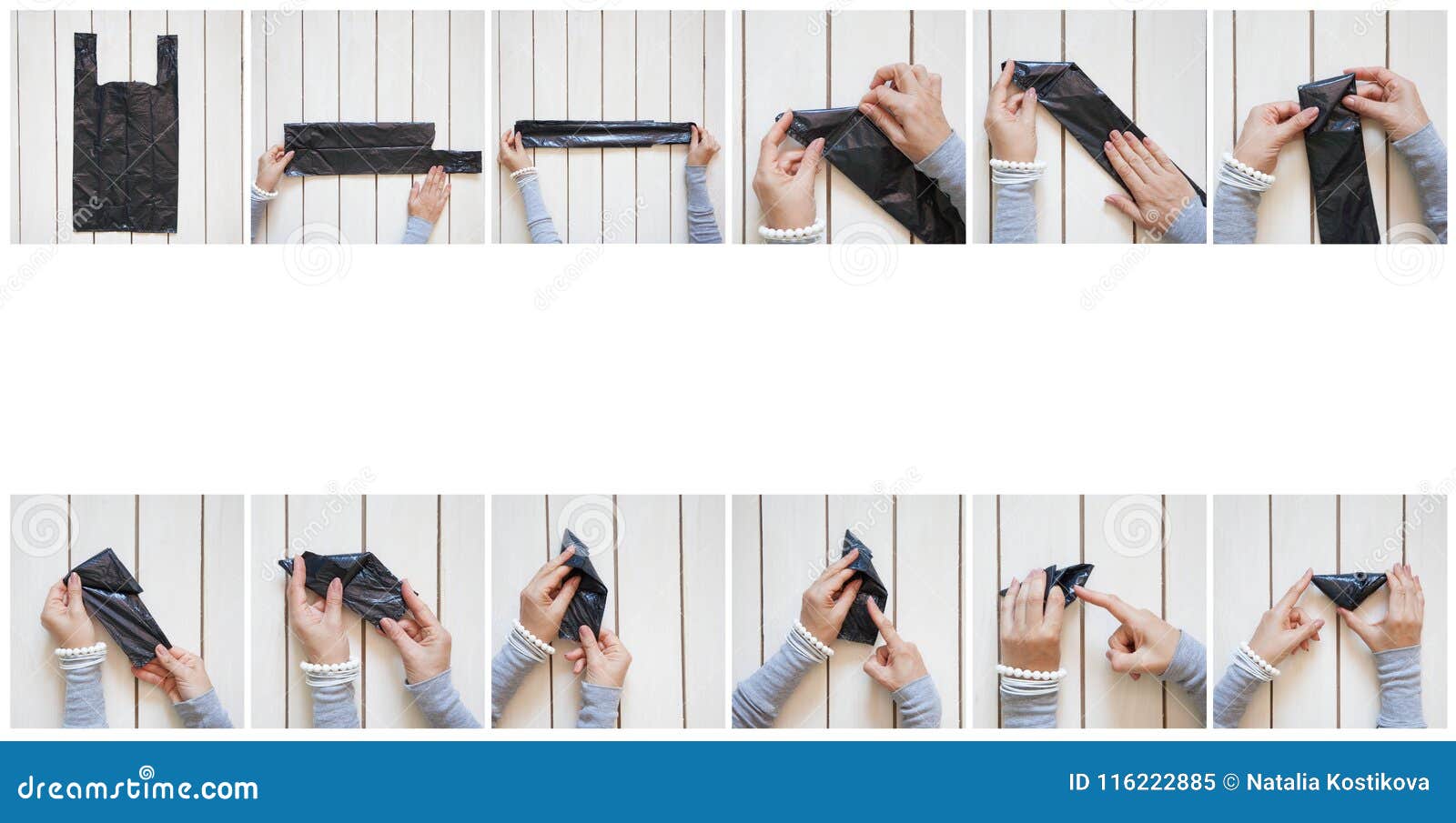 We Lay the Plastic Bag. Keeping Things in the Japanese System Stock ...