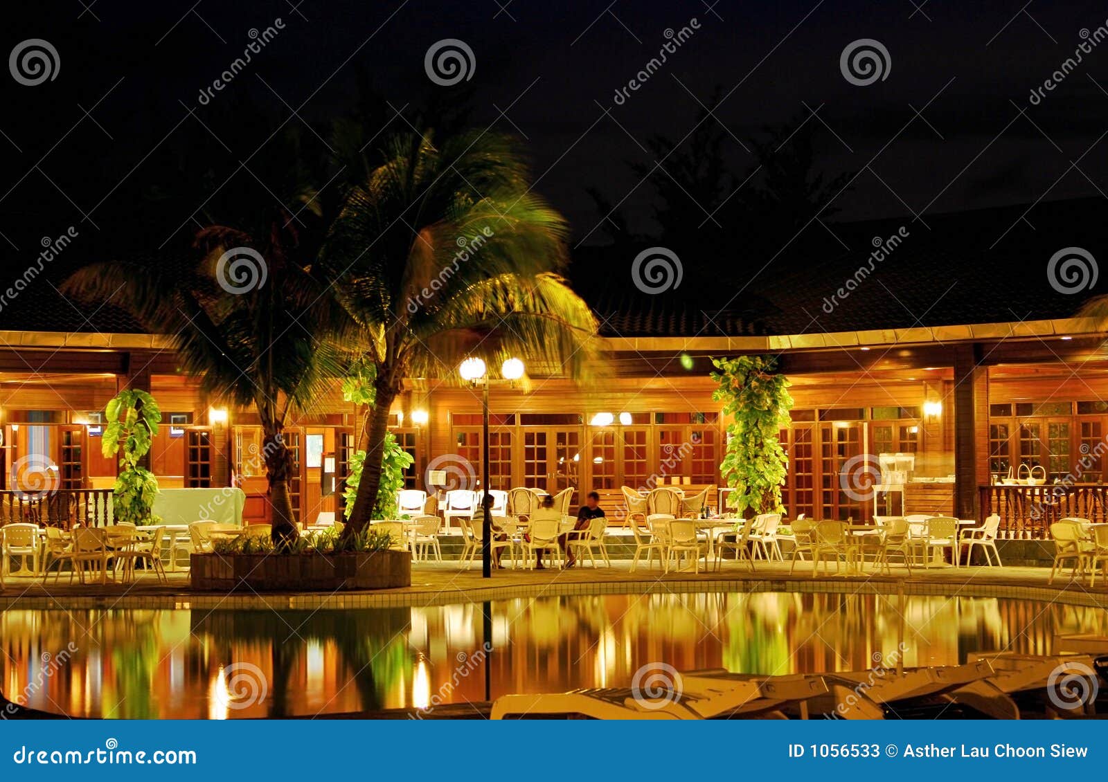 Layang-Layang Island Resort Stock Image - Image of layang, swimpool ...