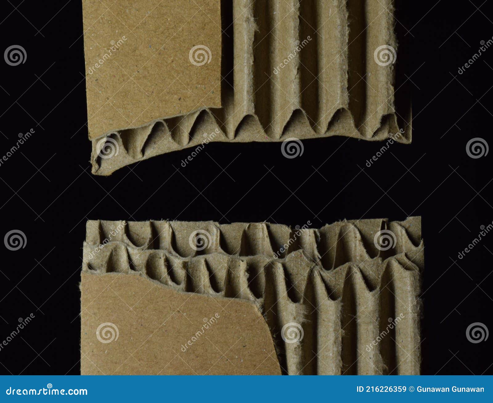 The 3-layer Corrugated Cardboard Consists Of One Layers Of Corrugated ...