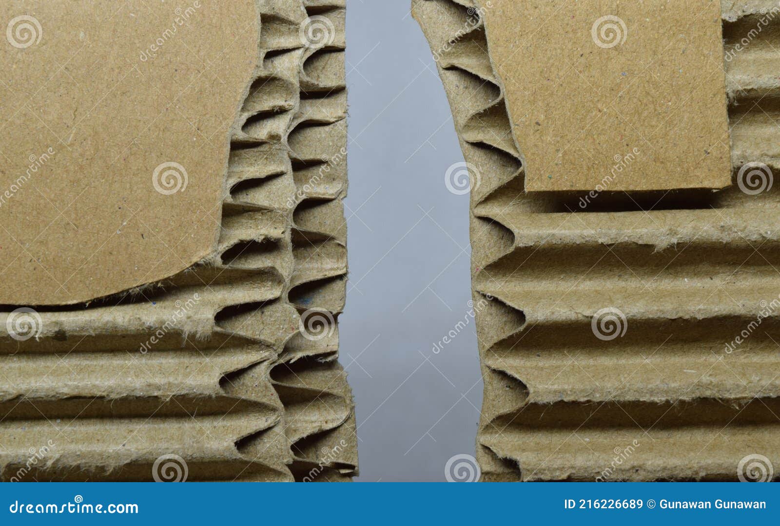 The 3-layer Corrugated Cardboard Consists Of One Layers Of Corrugated ...