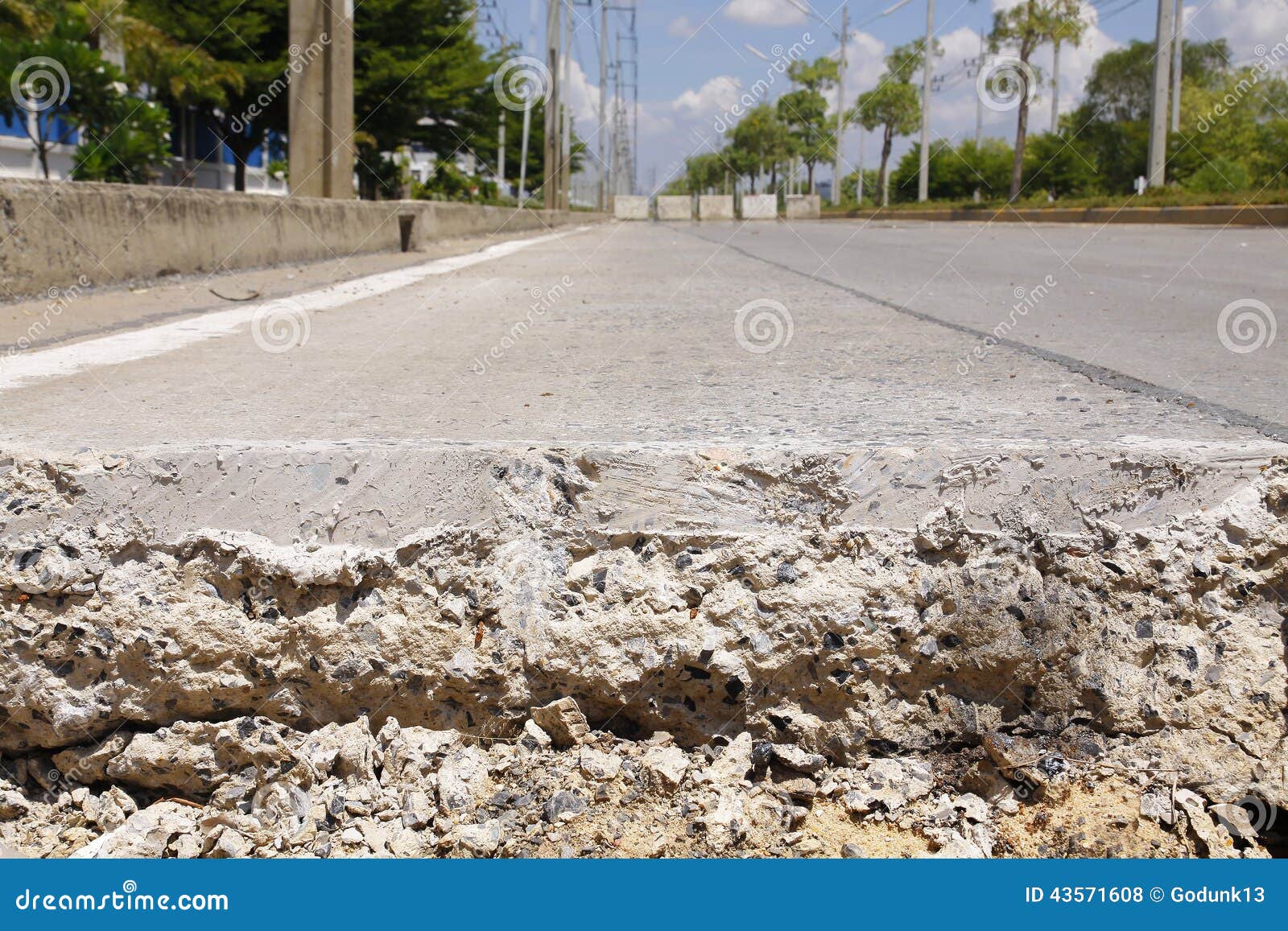 Layer of cutting road stock photo. Image of street, structure - 43571608
