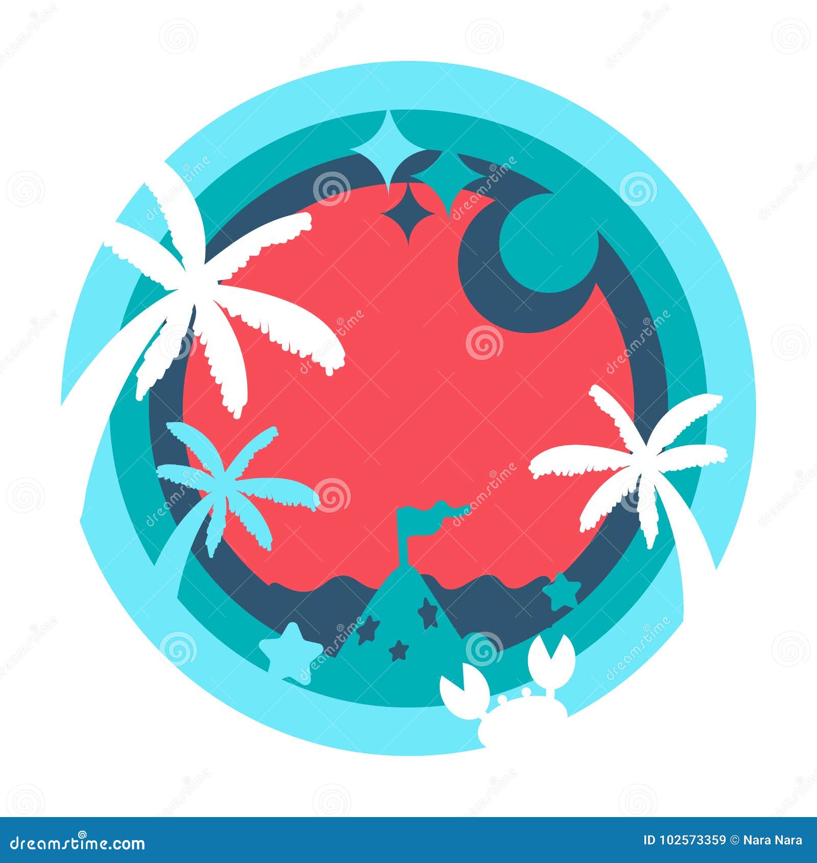 Layer depth art concept stock vector. Illustration of layer - 102573359