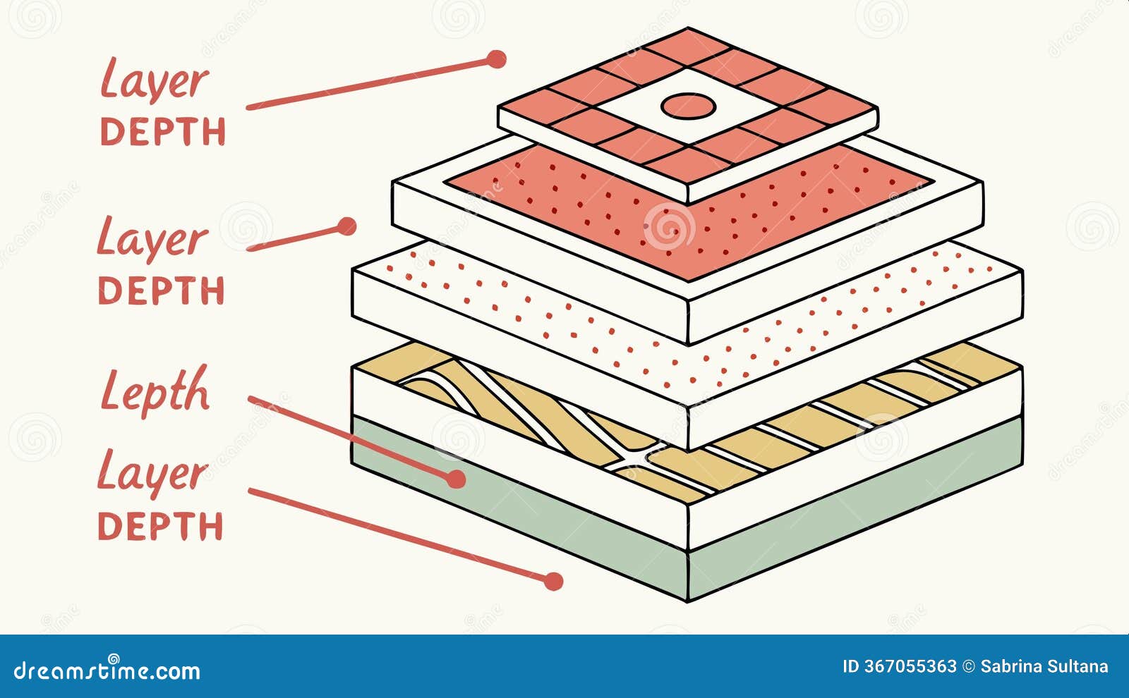 A Technical Diagram Illustrating The Layers And Materials Used In 3D Printing A Prosthetic Limb ...