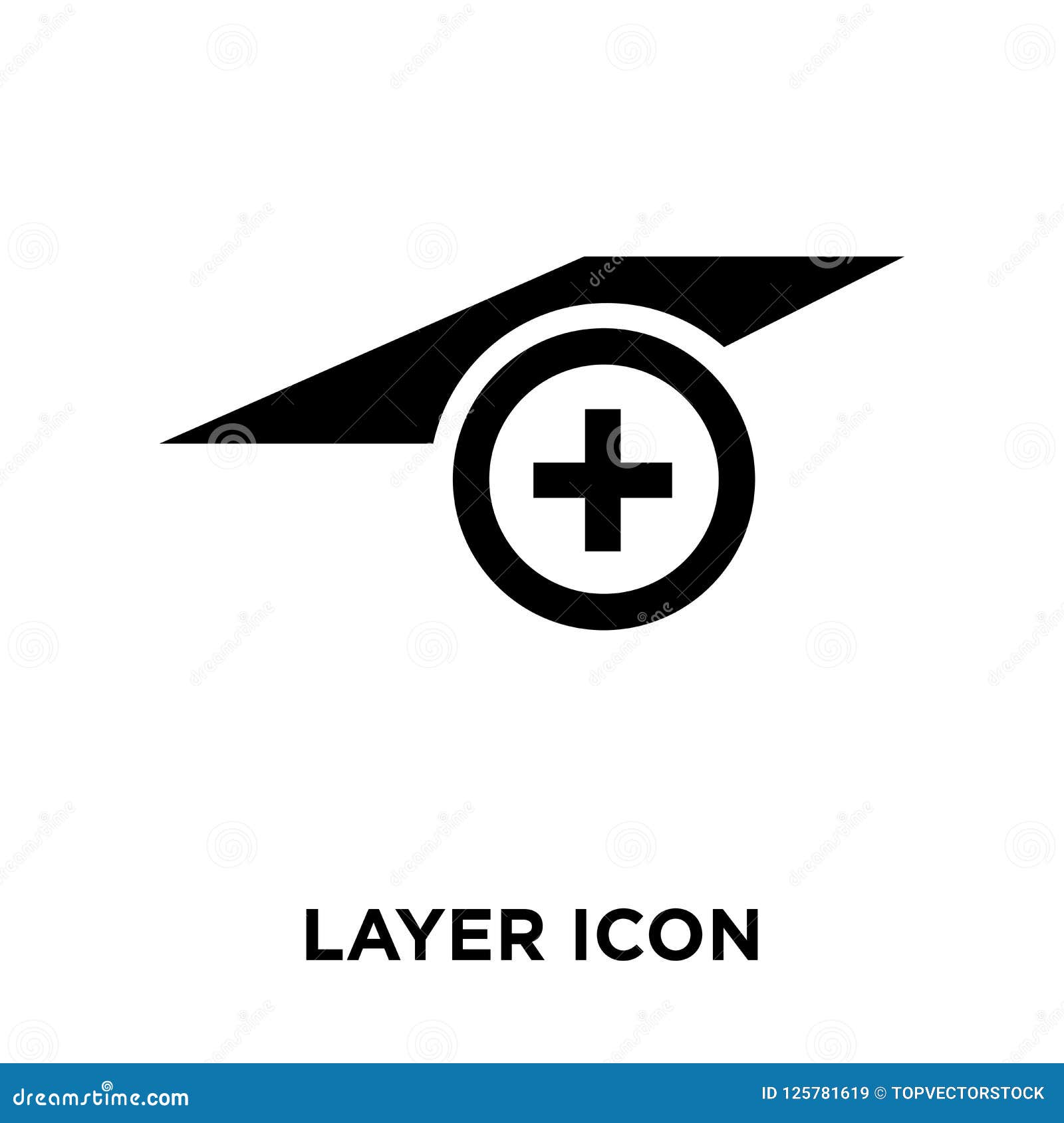 Layer Icon Vector Isolated on White Background, Logo Concept of Stock ...