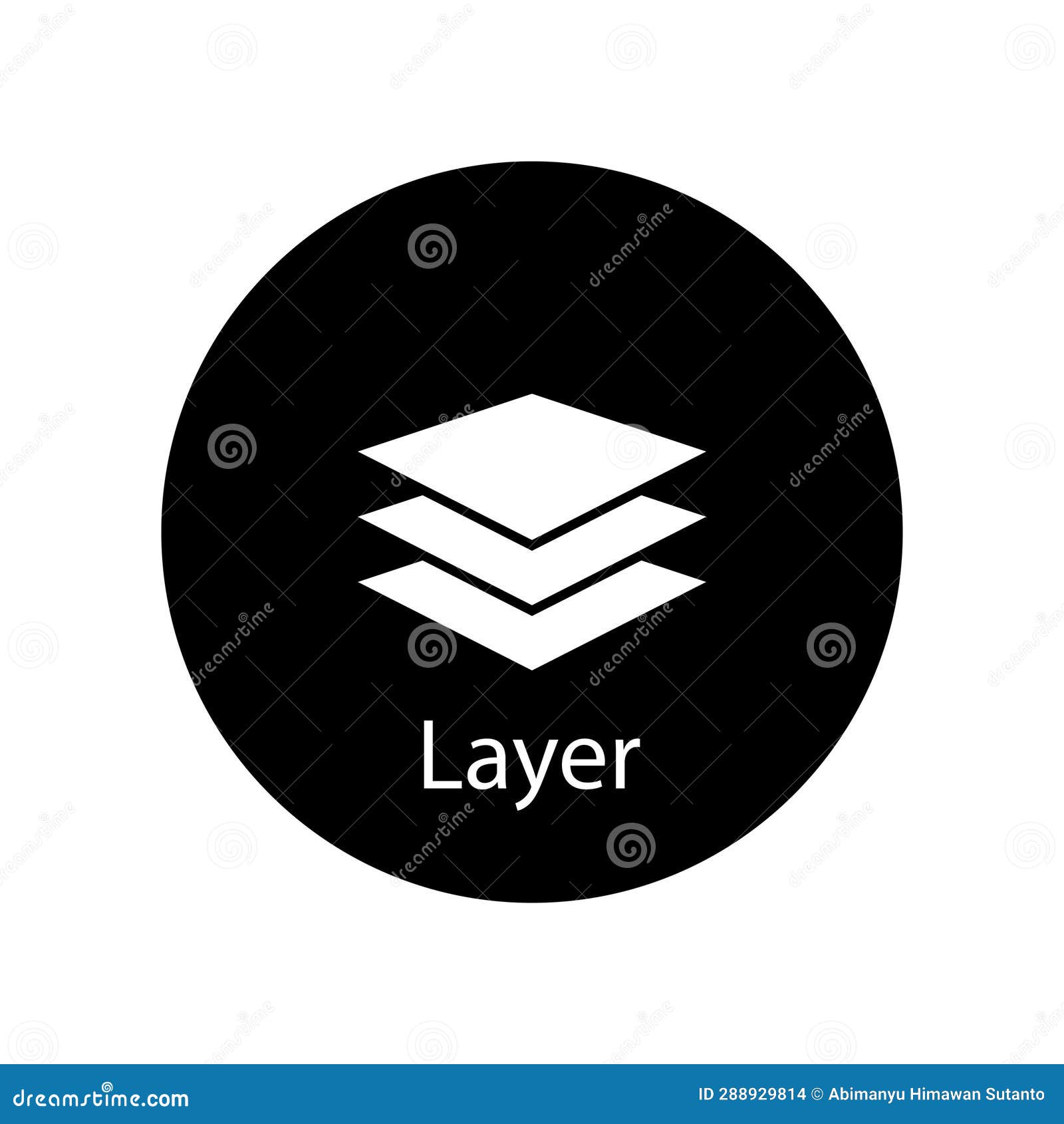 Layer Icon Vector Logo. Stack Paper Symbol Flat Line Technology. Layers ...