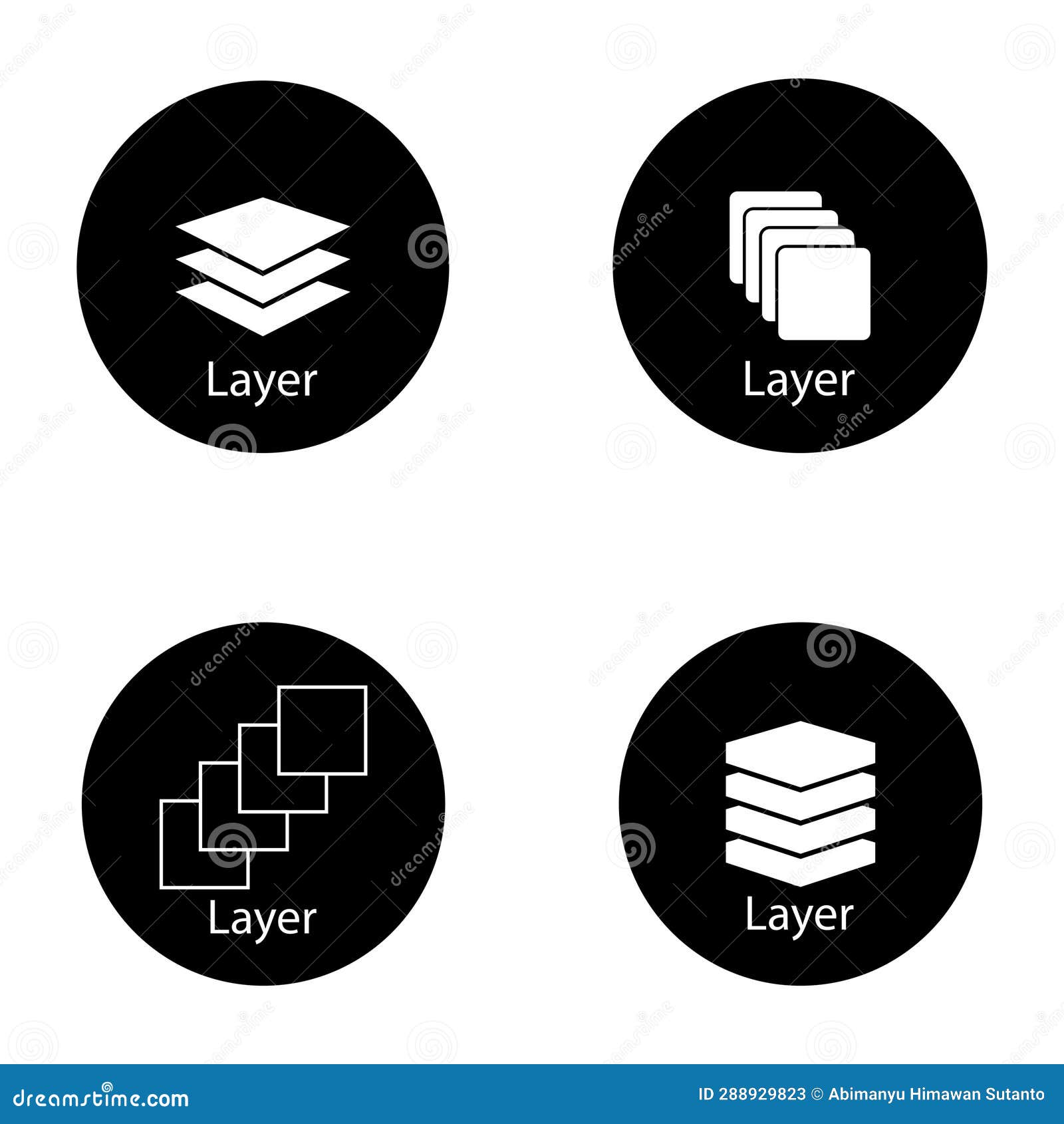 Layer Icon Vector Logo. Stack Paper Symbol Flat Line Technology. Layers ...