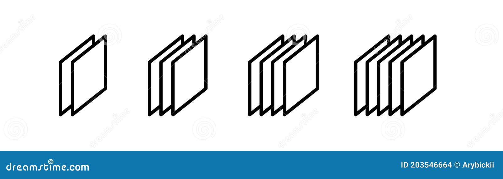 Layer Icon, Vector Line Illustration Stock Vector - Illustration of ...