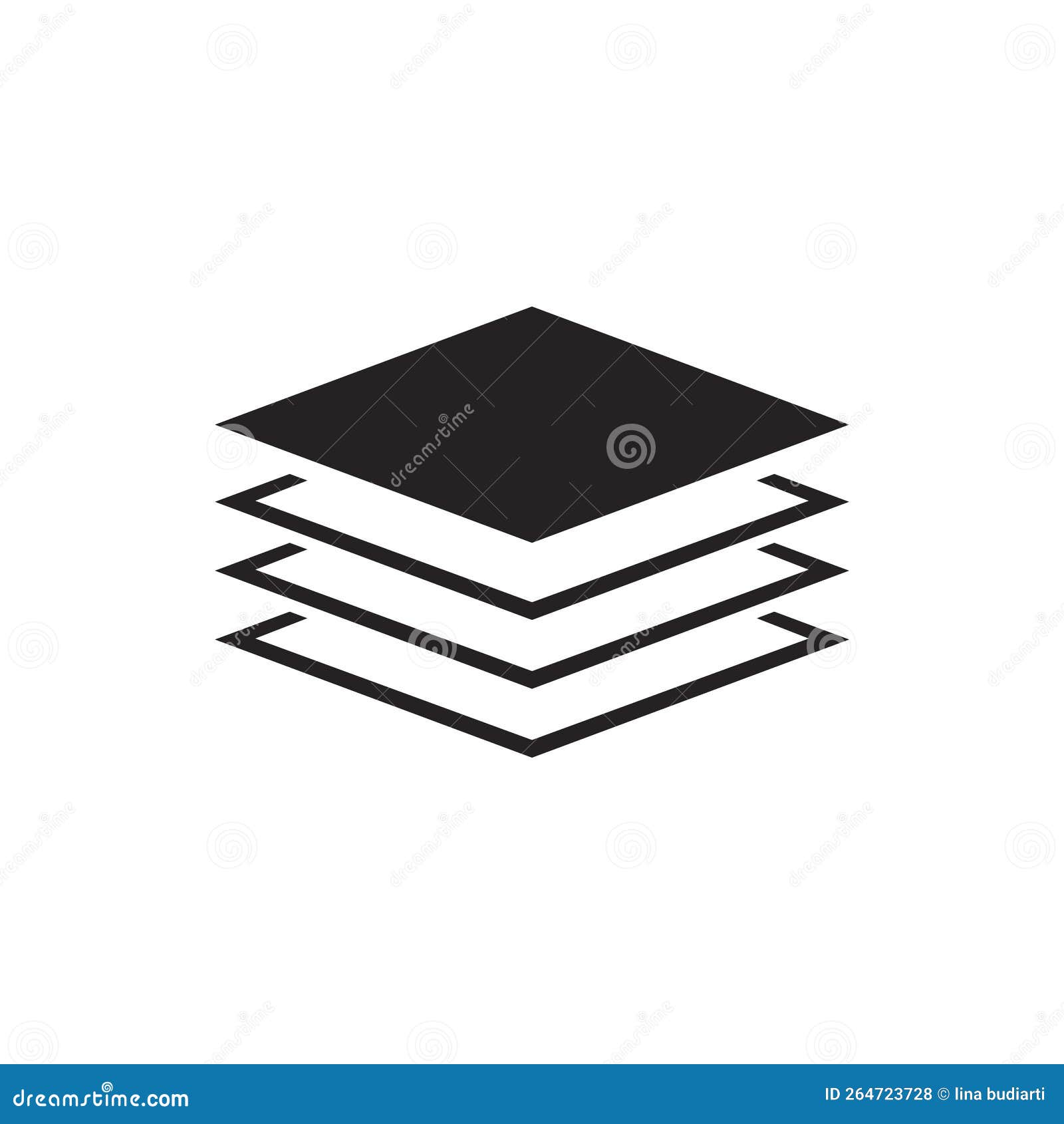 Layer icons stock illustration. Illustration of layout - 264723728