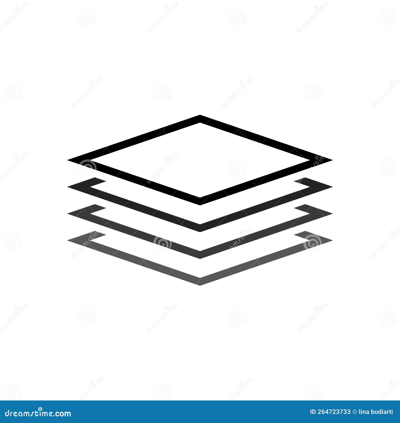 Layer icons stock illustration. Illustration of decoration - 264723733