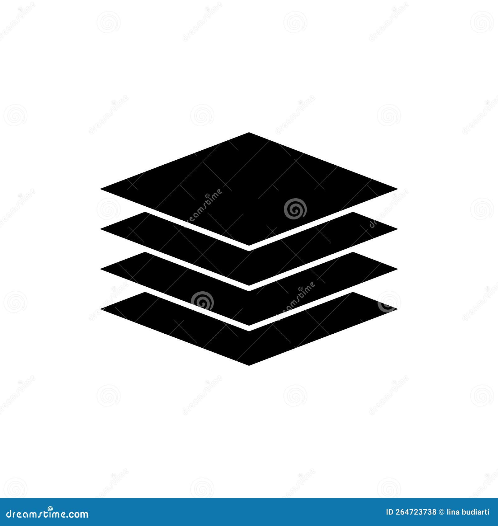 Layer icons stock illustration. Illustration of overlay - 264723738