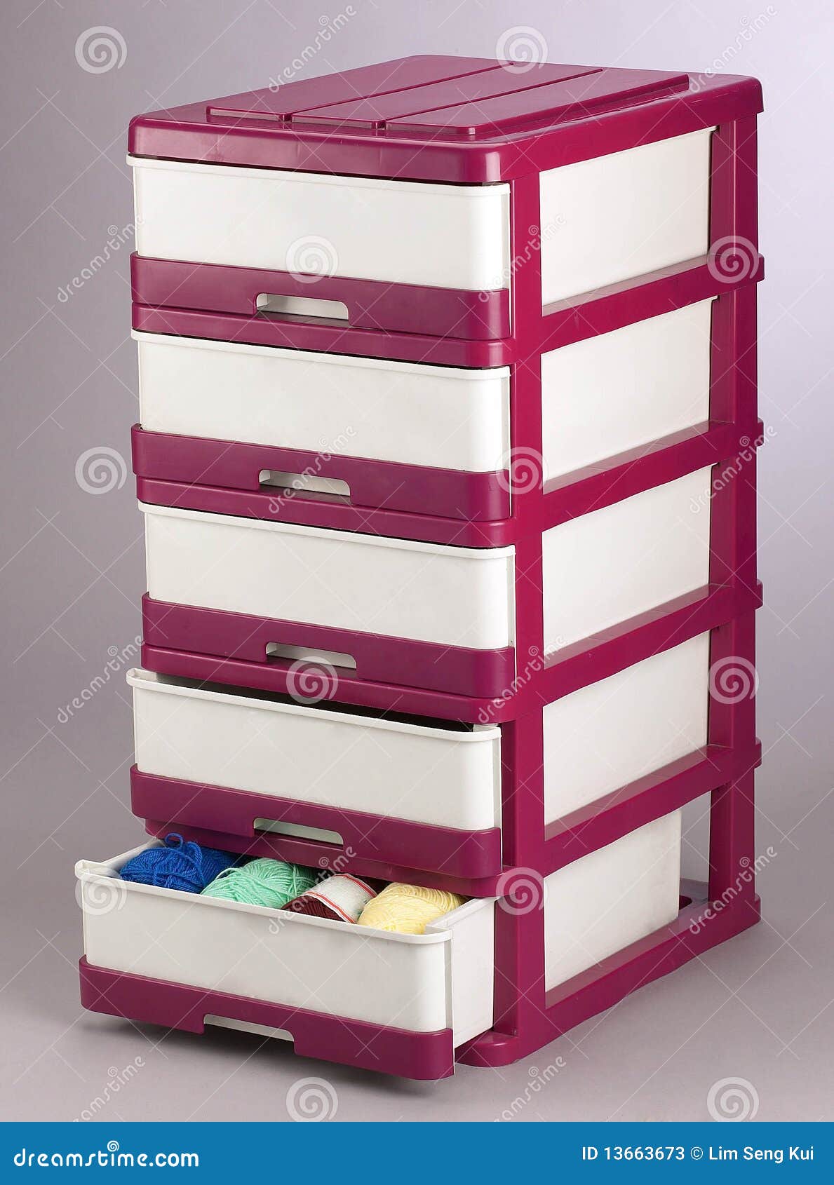 Layer plastic drawer stock image. Image of isolated, household - 13663673