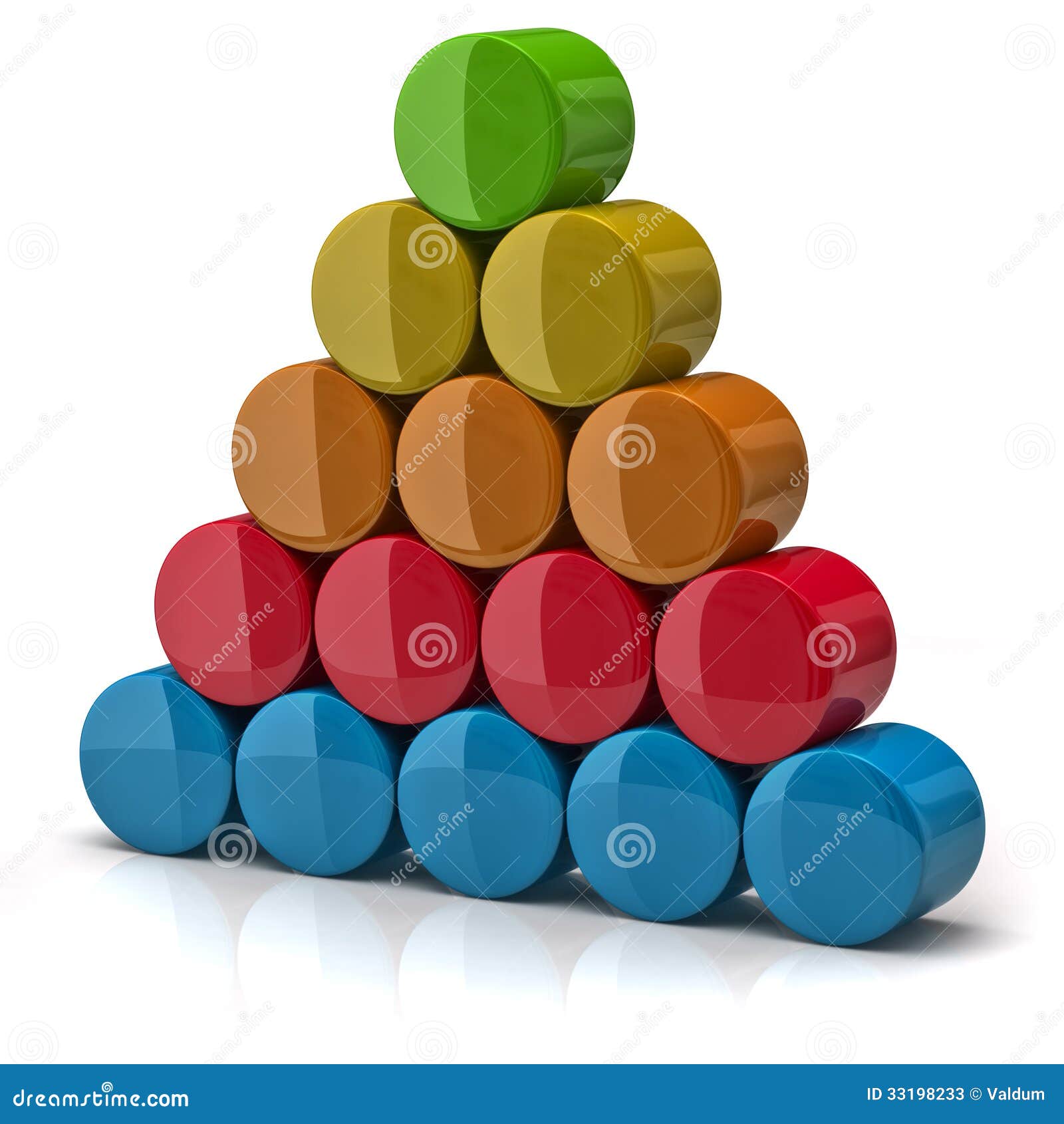Layer Pyramid Diagram Stock Image | CartoonDealer.com #40850509