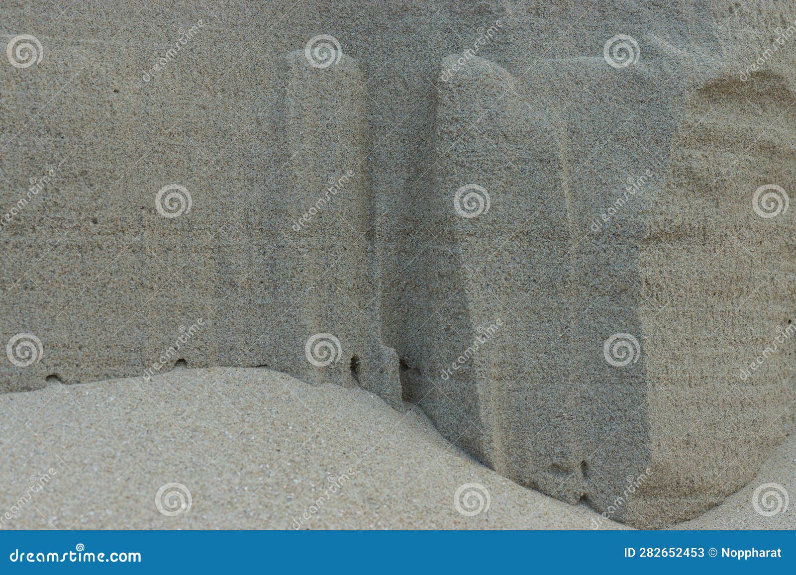 Layer of sand at the beach stock image. Image of nature - 282652453