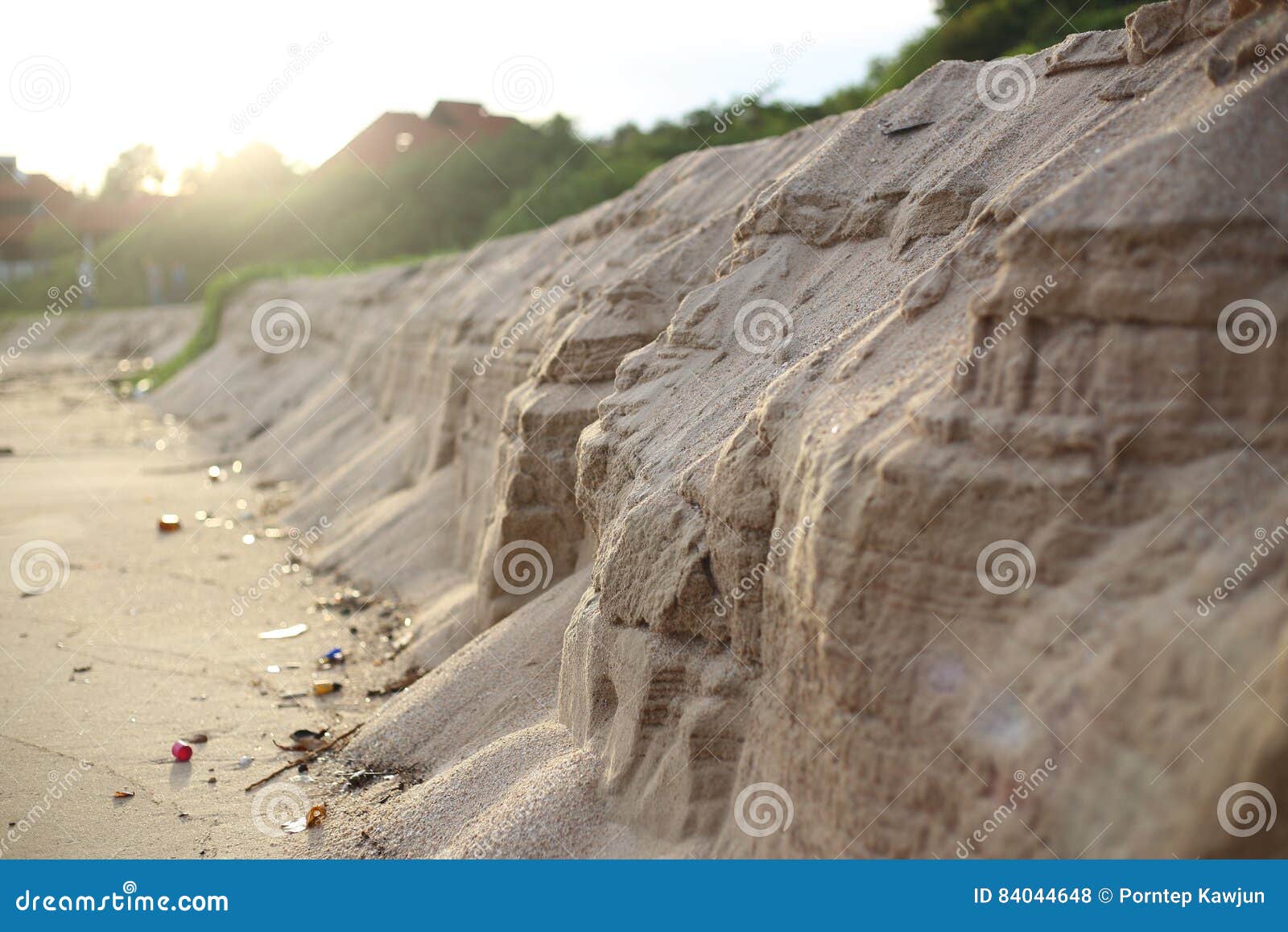 A layer of sand stock photo. Image of pattern, surface - 84044648