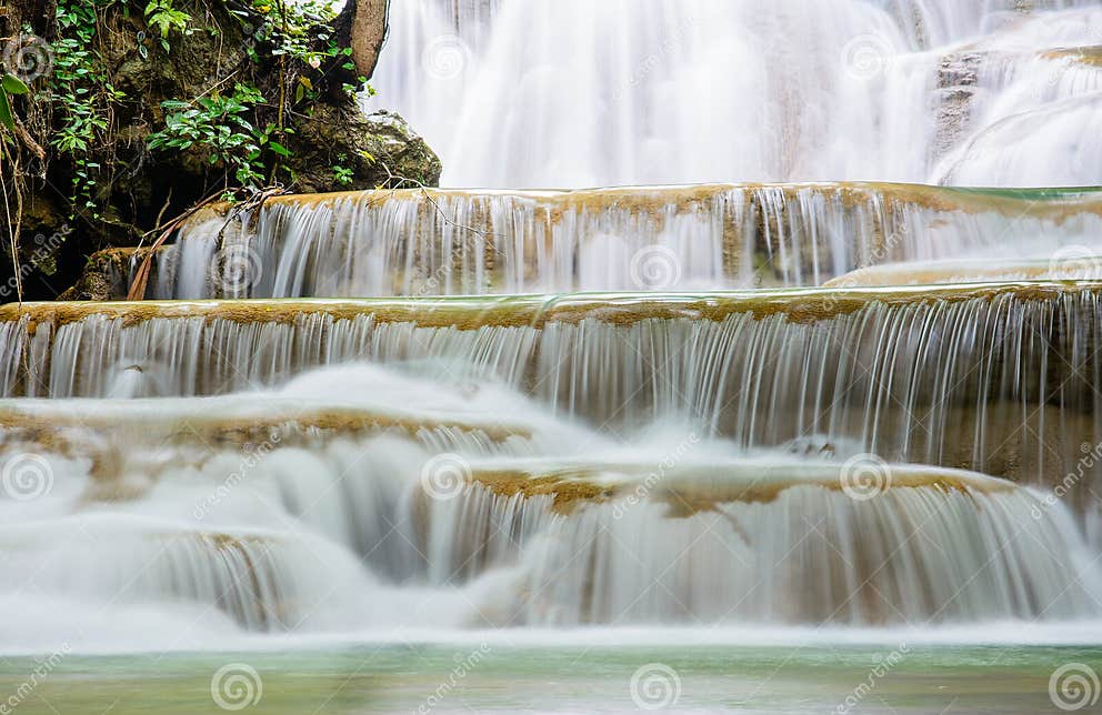 Layer of Waterfall, Natural Concept. Stock Photo - Image of spring ...