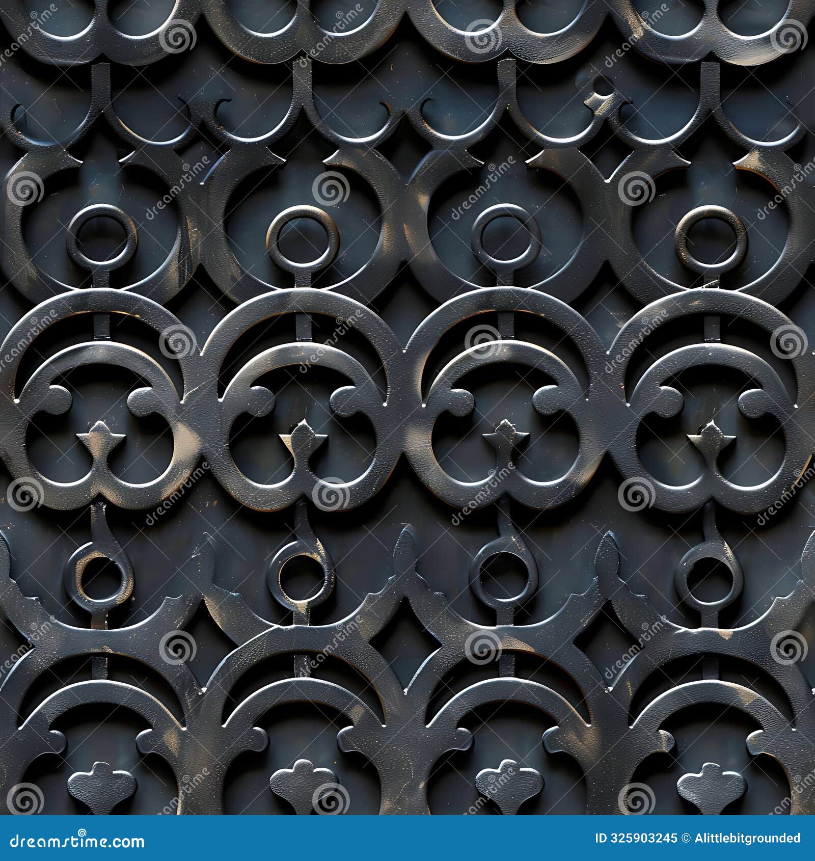 Layered Aged Metal Grating Texture, Repeating Pattern Stock ...