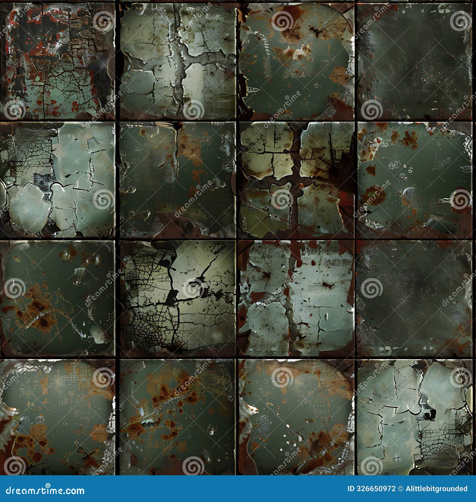 Layered Aged Metal Grating Texture, Repeating Pattern Royalty-Free ...