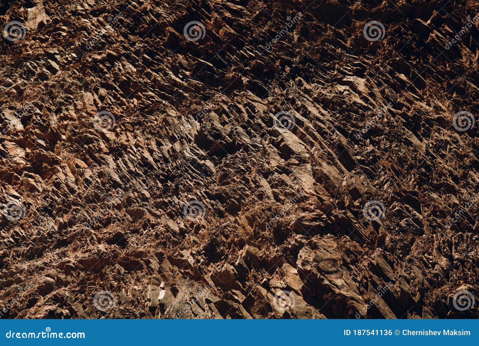 Layered Cliff Rock Texture Pattern. Stone Layers. Stock Photo - Image ...