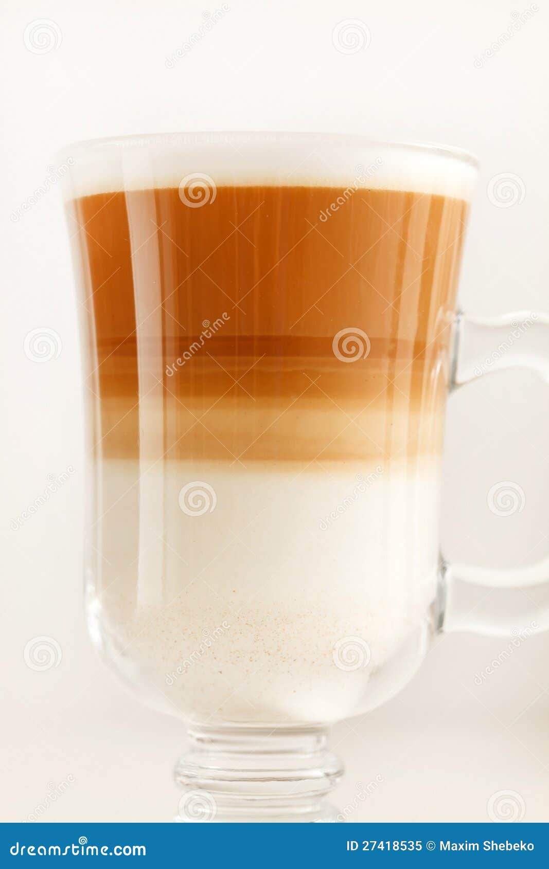 Layered coffee stock image. Image of caffeine, dessert - 27418535