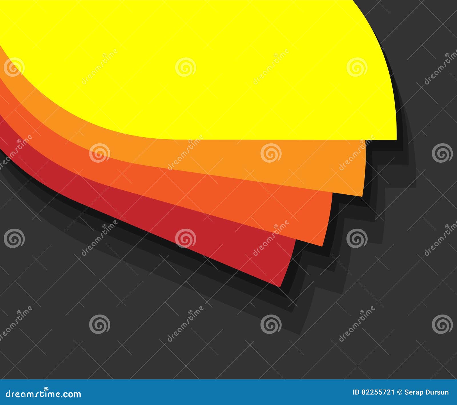Layered Color Background stock vector. Illustration of colorful - 82255721