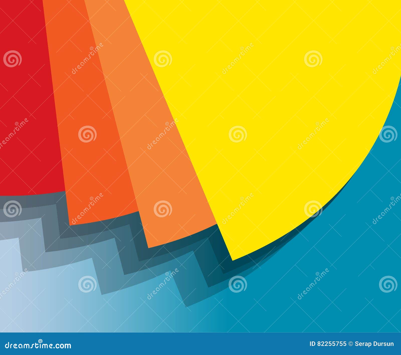 Layered Color Background stock illustration. Illustration of design ...