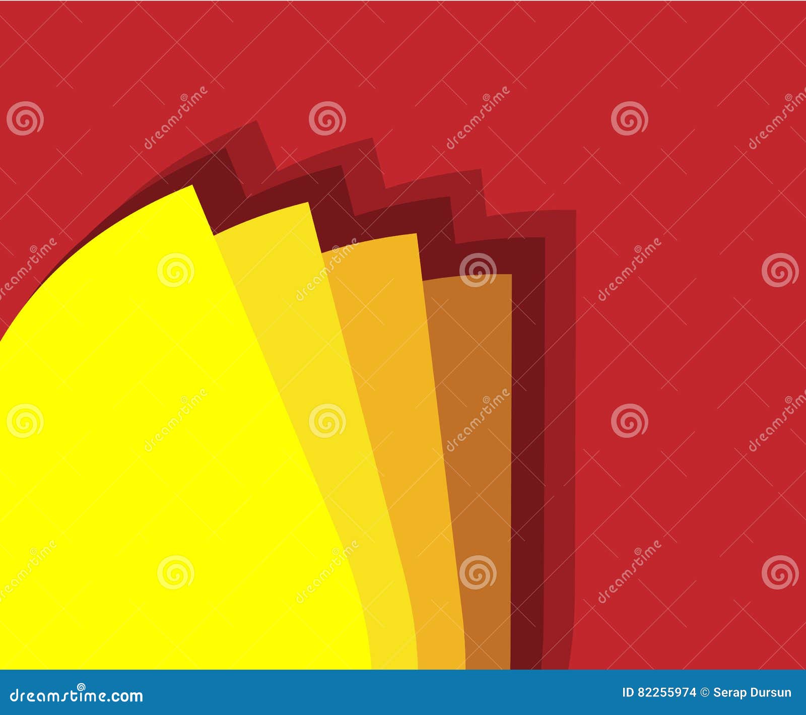 Layered Color Background stock illustration. Illustration of curve ...