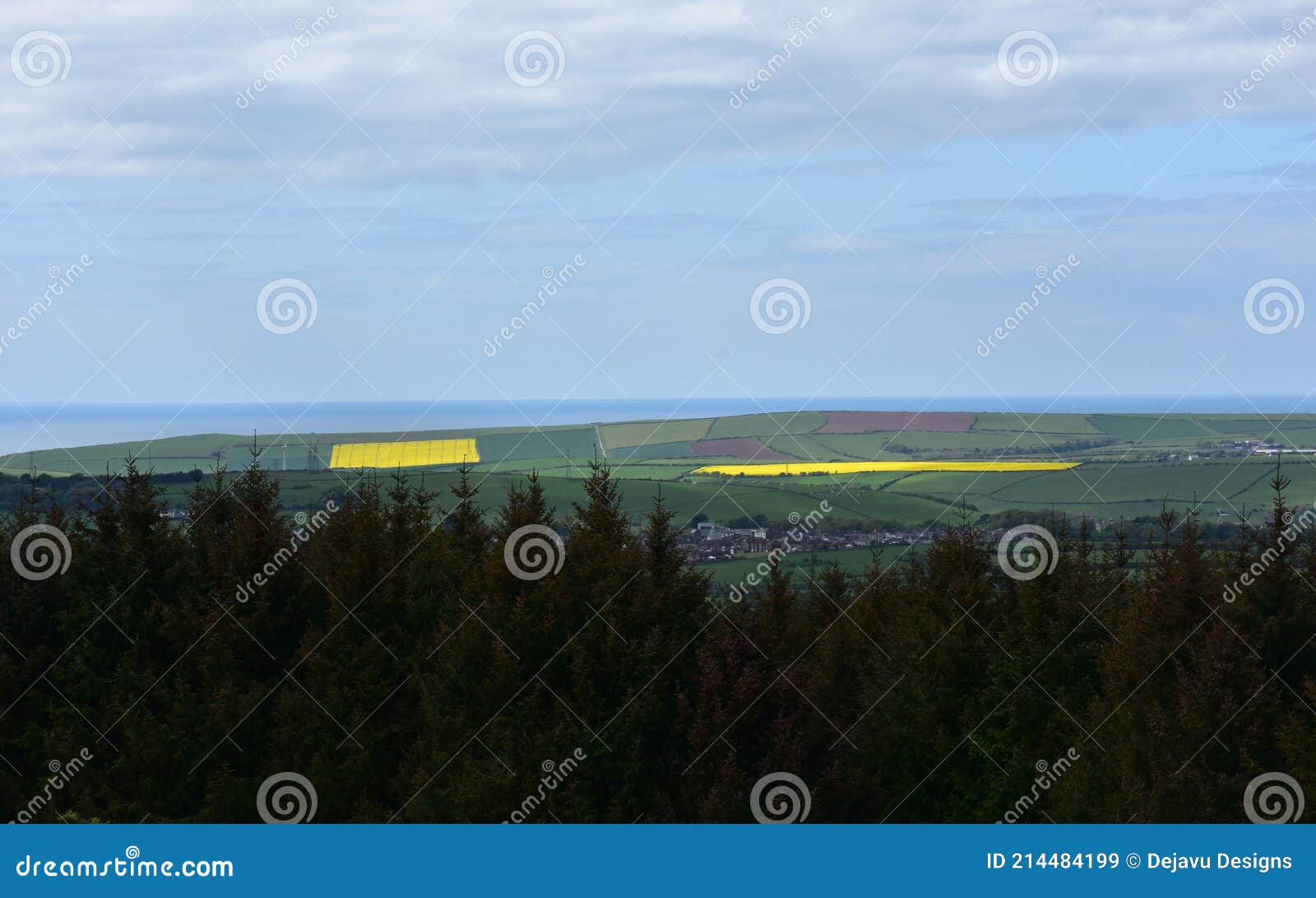 Layered Colorful Fields with Seed and Agriculture Stock Image - Image ...