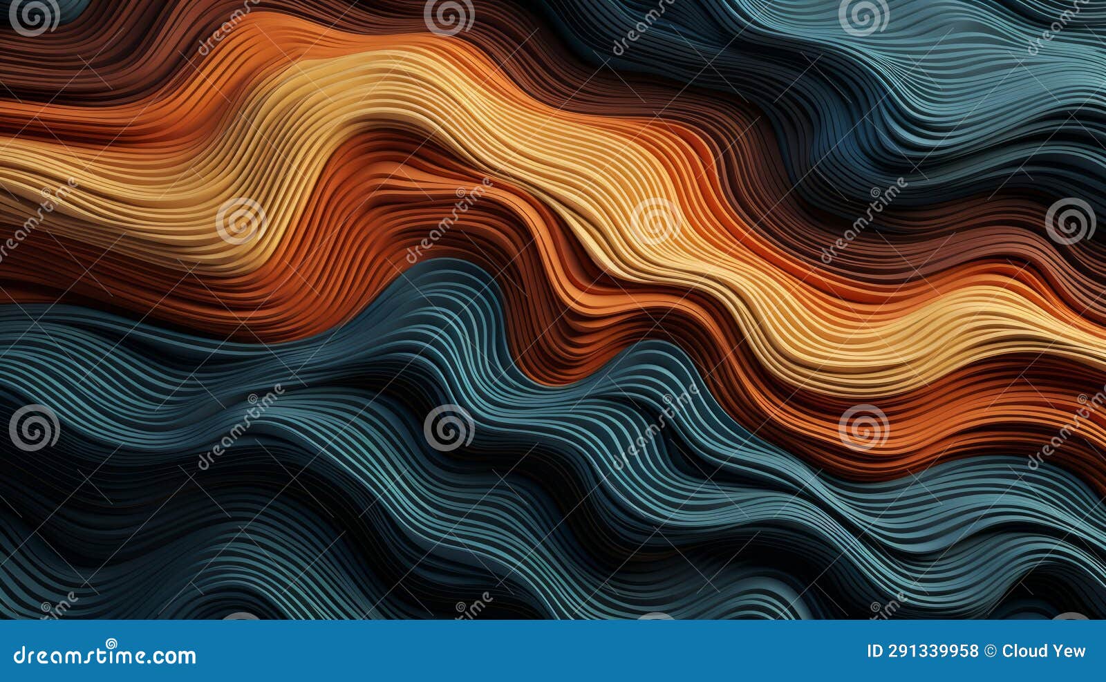 Layered Colors in Captivating Textured Pattern Stock Illustration ...
