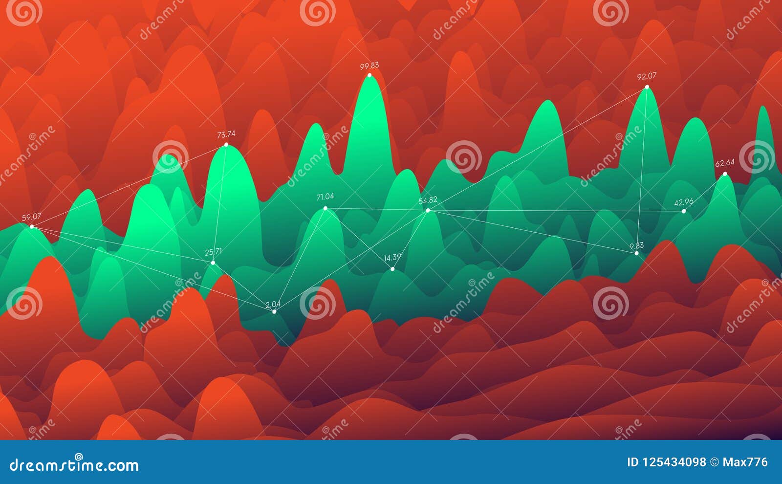 Layered Curve Business Presentations, Big Data Visualization ...
