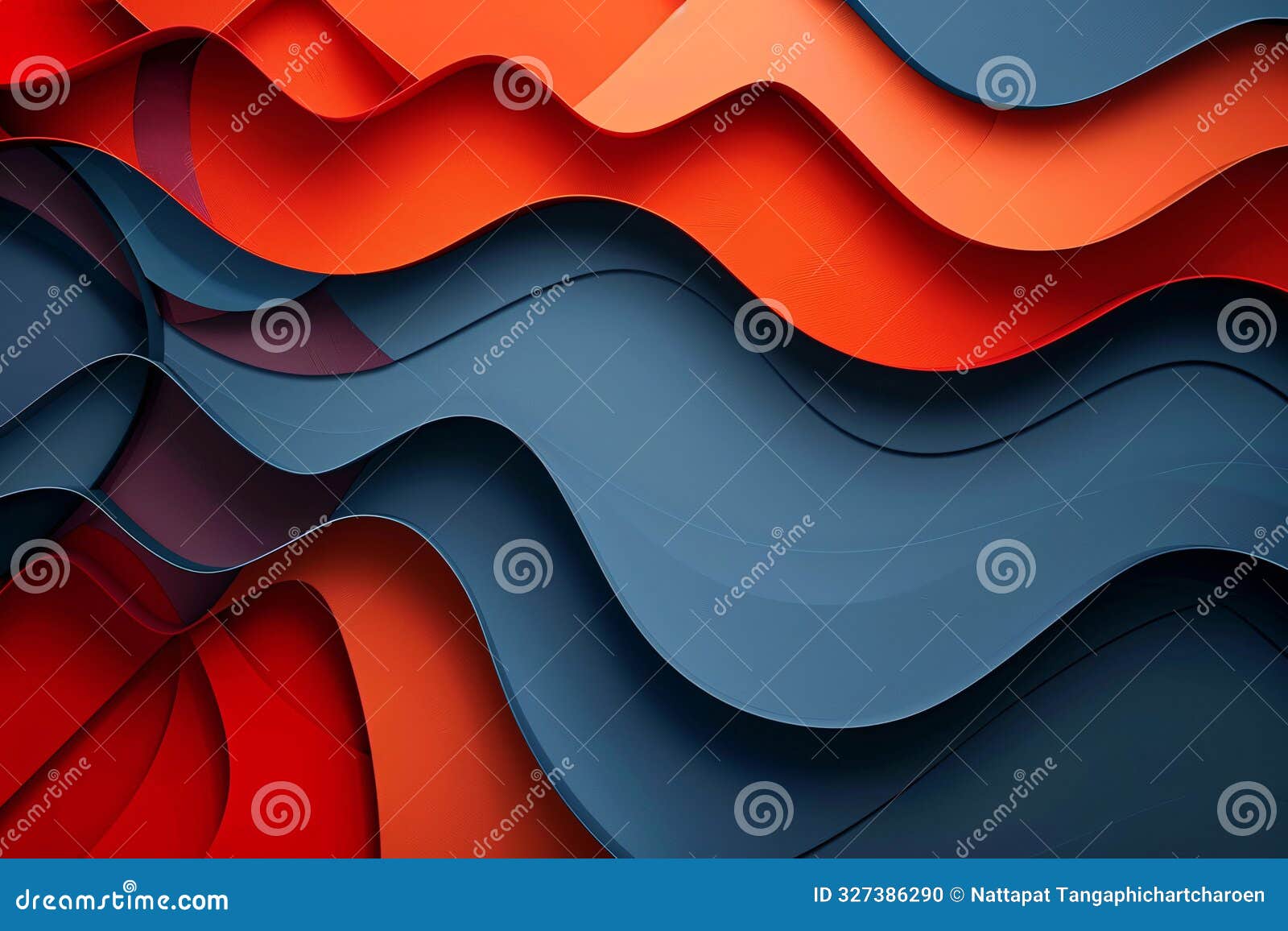 Layered 3D Shapes with Shadow Effects Create a Modern and Dynamic ...