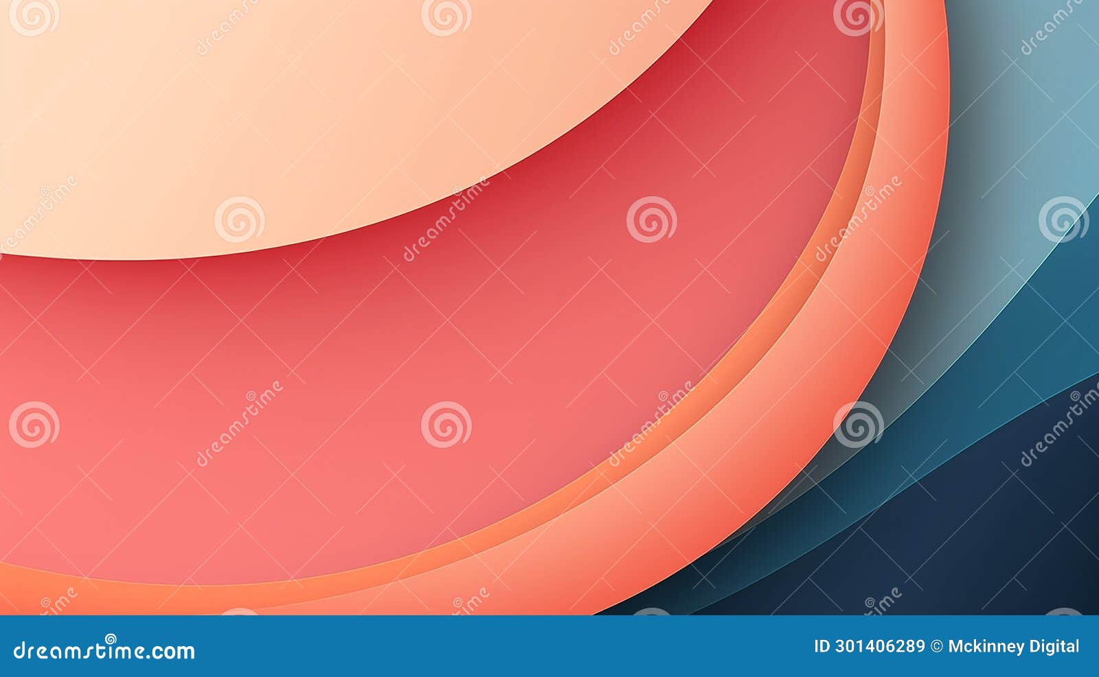 Layered Design in Wave and Line Concept in Multiple Colors. Stock ...