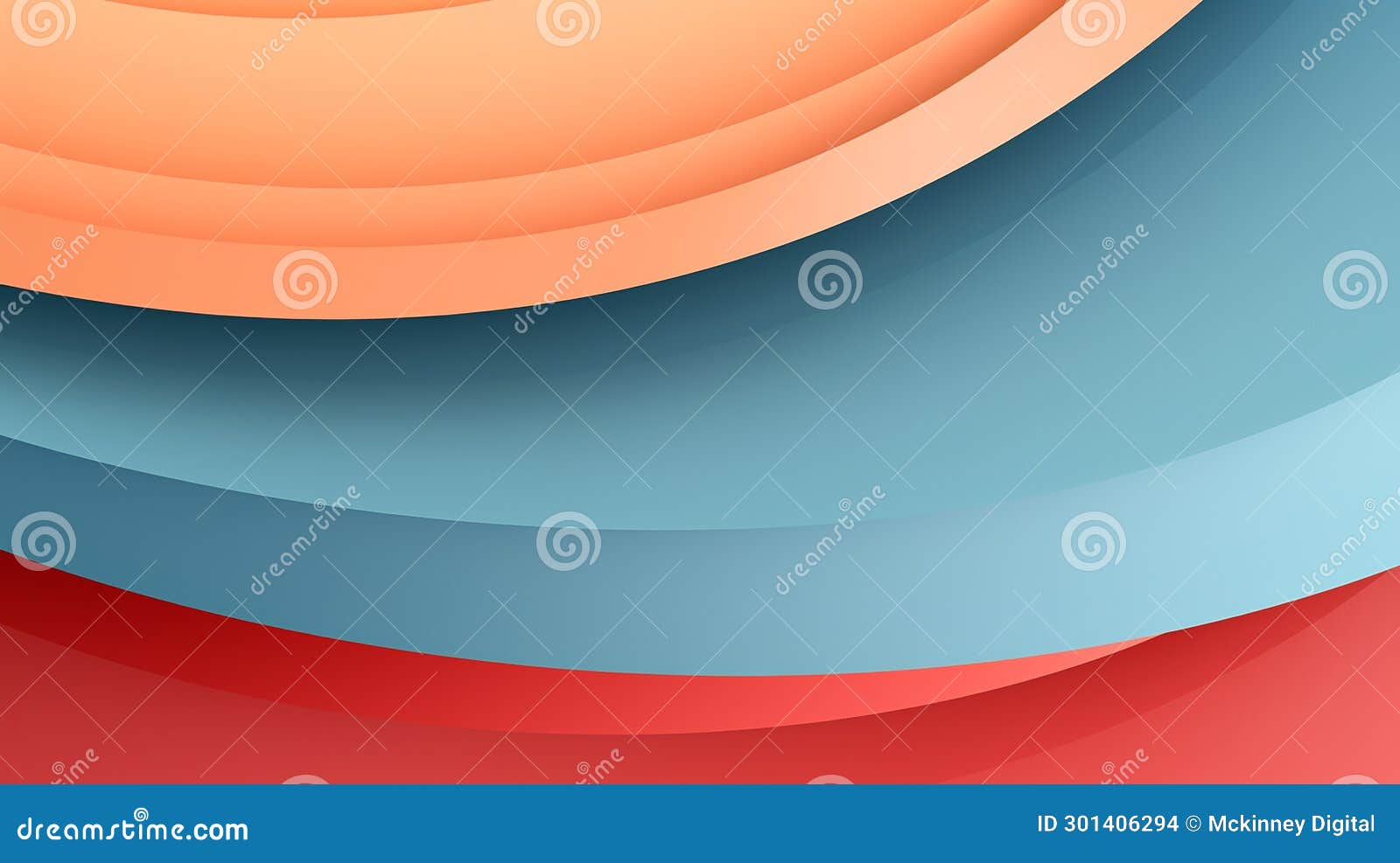 Layered Design in Wave and Line Concept in Multiple Colors. Stock ...