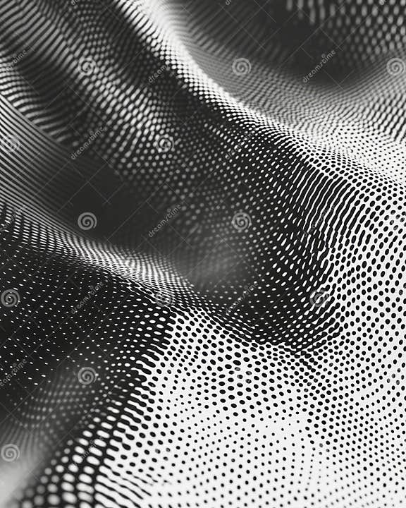 Layered Dot Patterns Create a Halftone Ripple Effect in Minimalist ...