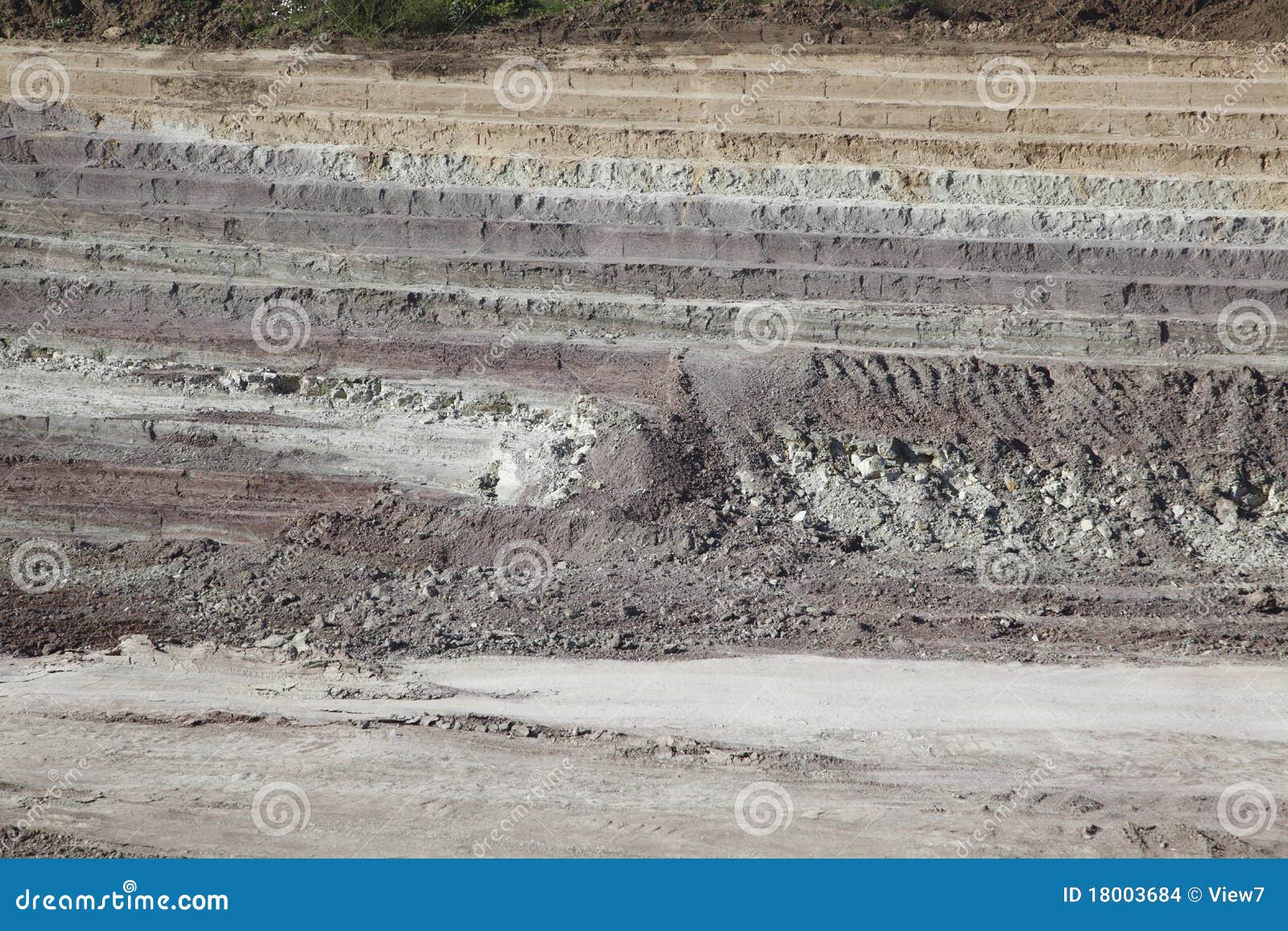 Layered earth stock photo. Image of excavate, cross, backdrop - 18003684