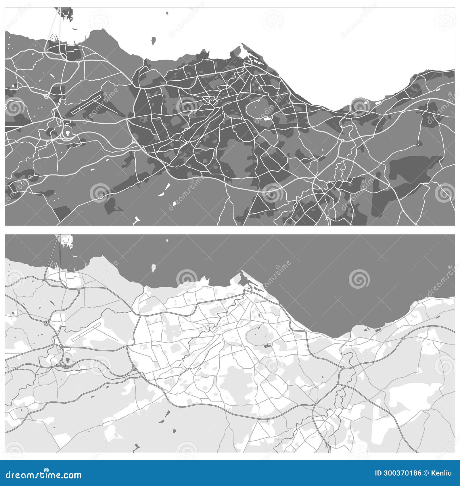 Map of Edinburgh,Scotland stock illustration. Illustration of city ...