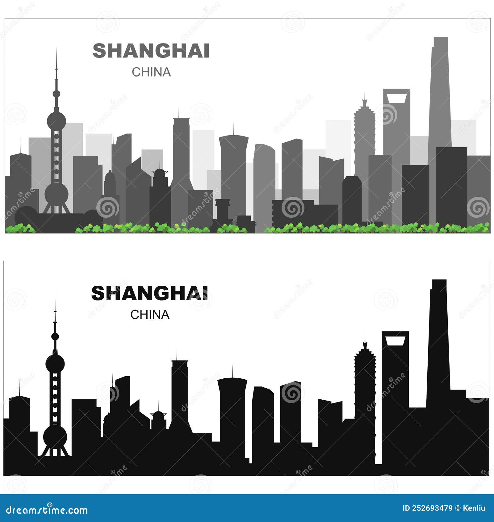 China Map, Separate Regions With Names, Infographics Blue Flat Design ...