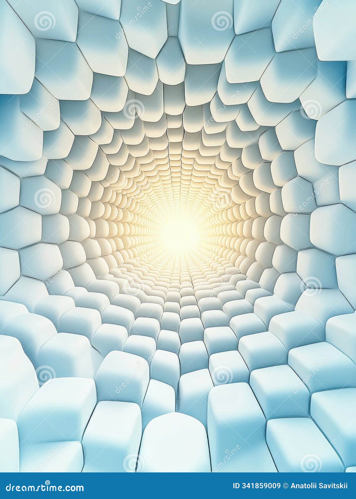 Layered Hexagons Create a Visually Striking Pattern that Draws the ...