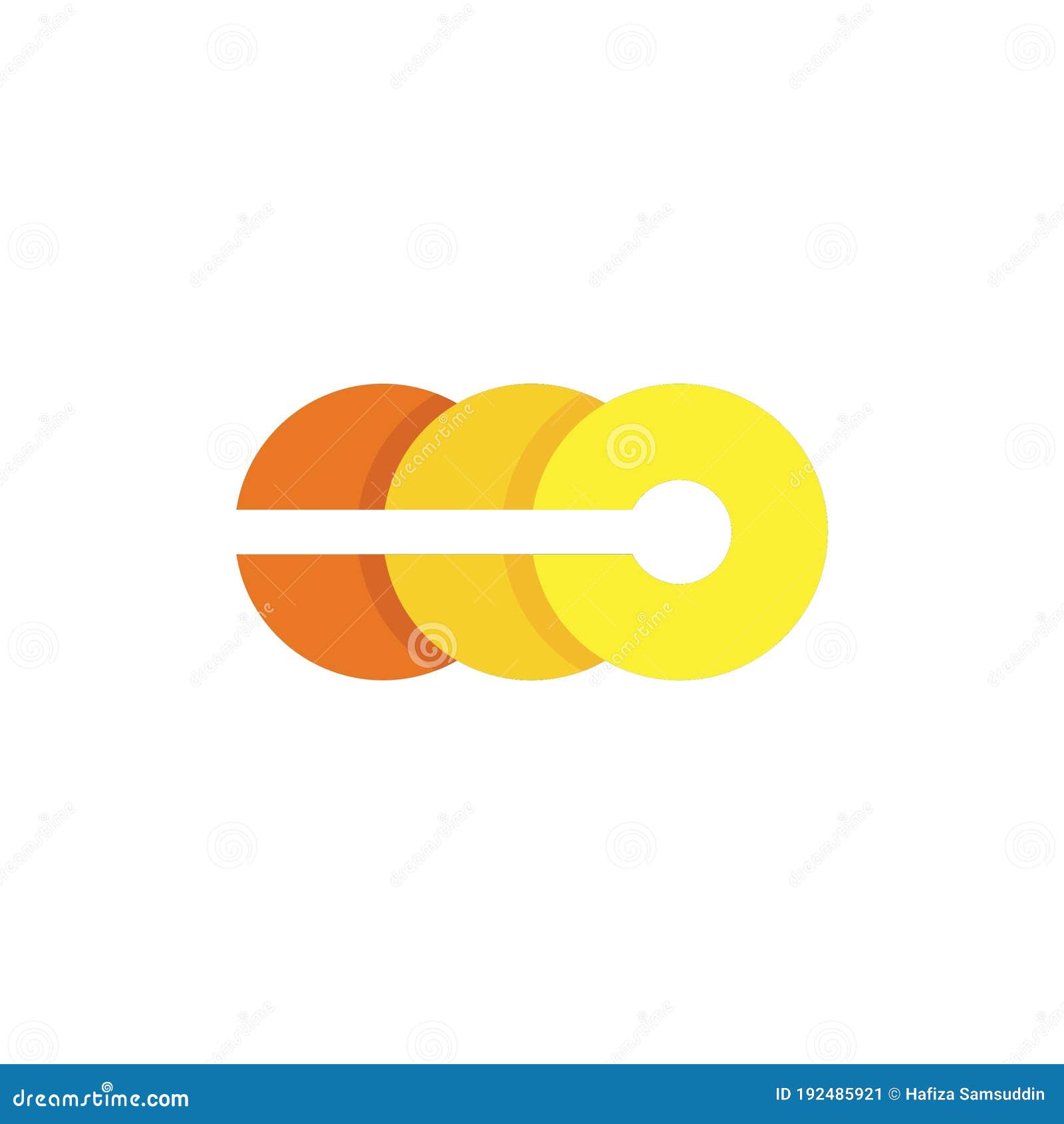 Layered Logo Element with Abstract Concept. Vector Illustration ...