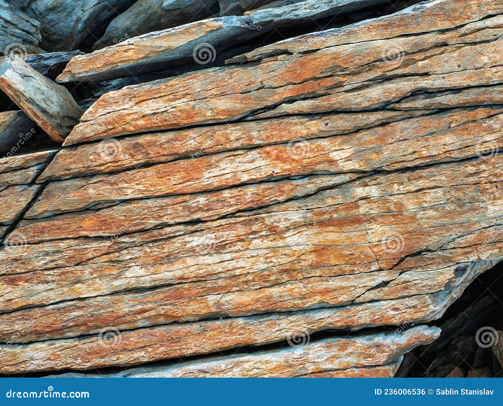 Layered Mountain Texture. Stone Texture. Cross Section of Rocks ...