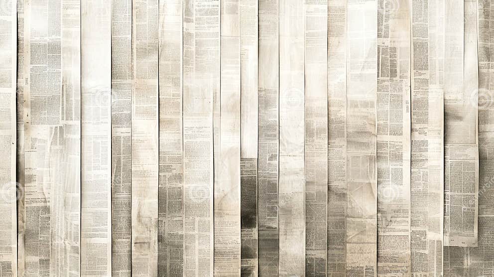 Layered Newspaper Texture with Overlapping Sheets Stock Photo - Image ...