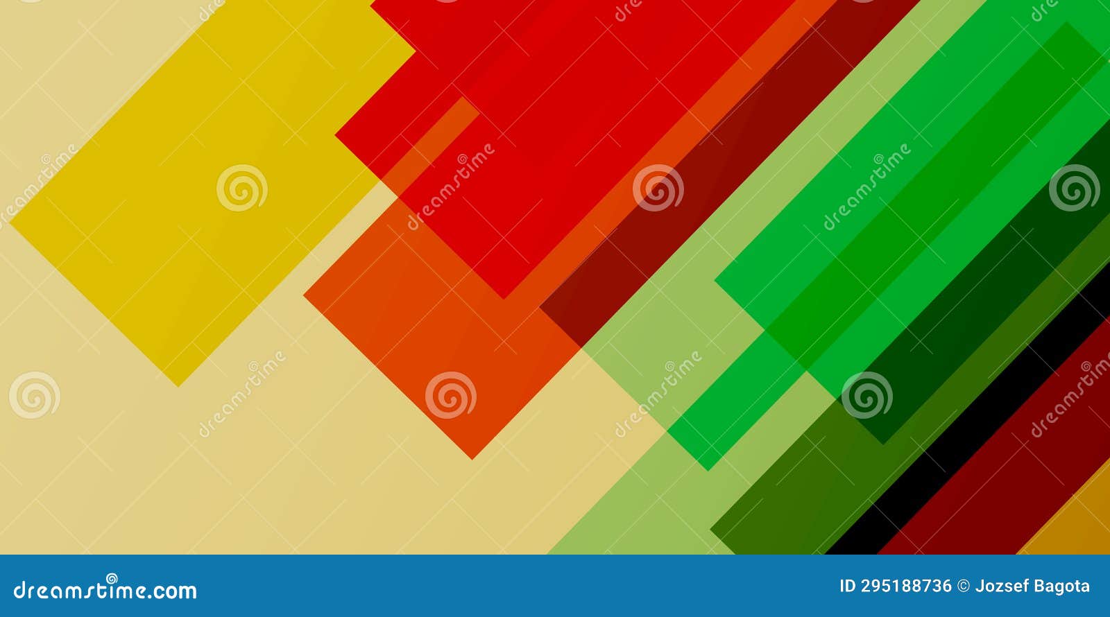 Layered Rectangles with Riso Print Effect - Graphic Element for Fabric ...