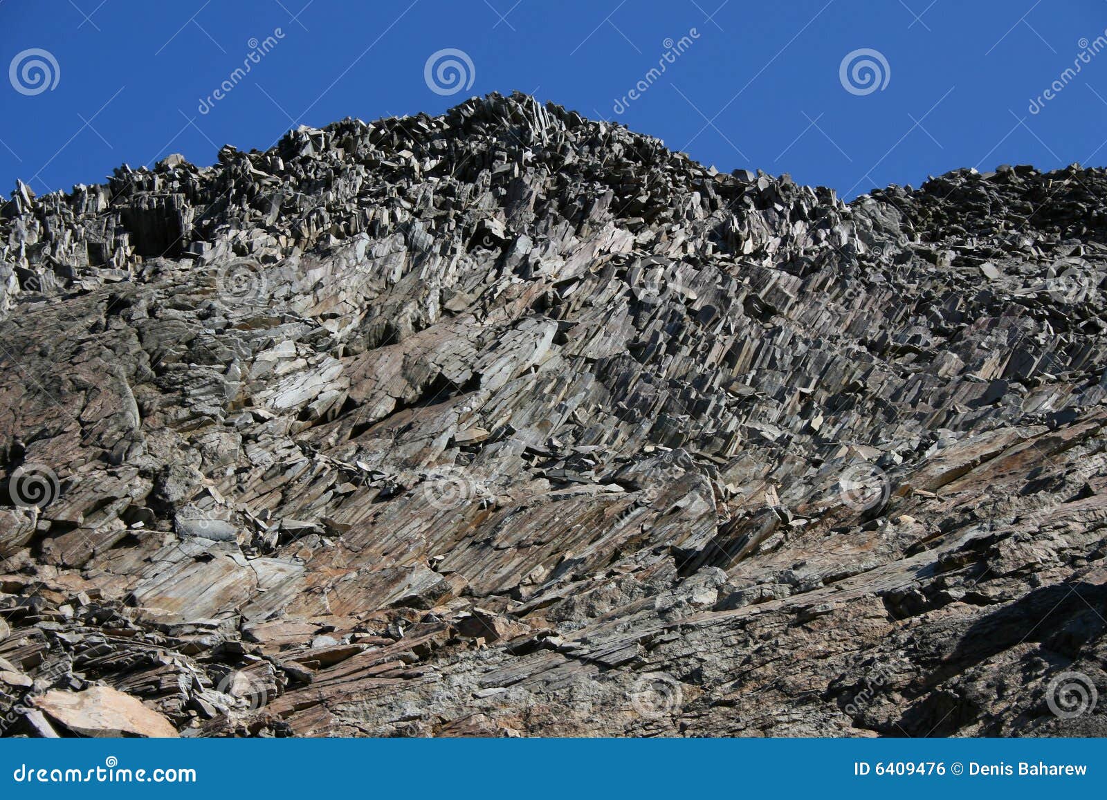 Layered rock stock photo. Image of multi, rough, cliff - 6409476