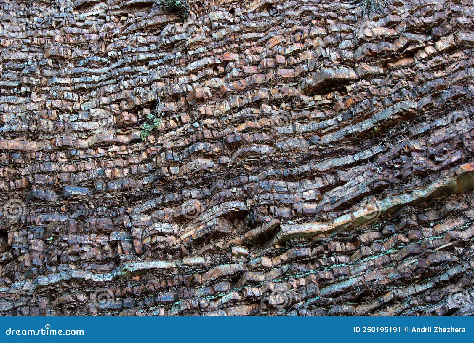 Layered Rock Texture, Abstract Stone Mountain Background Stock Image ...