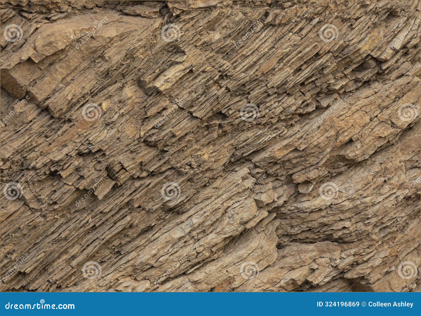 Layered Sand Coloured Stone Textures Background Stock Image - Image of ...