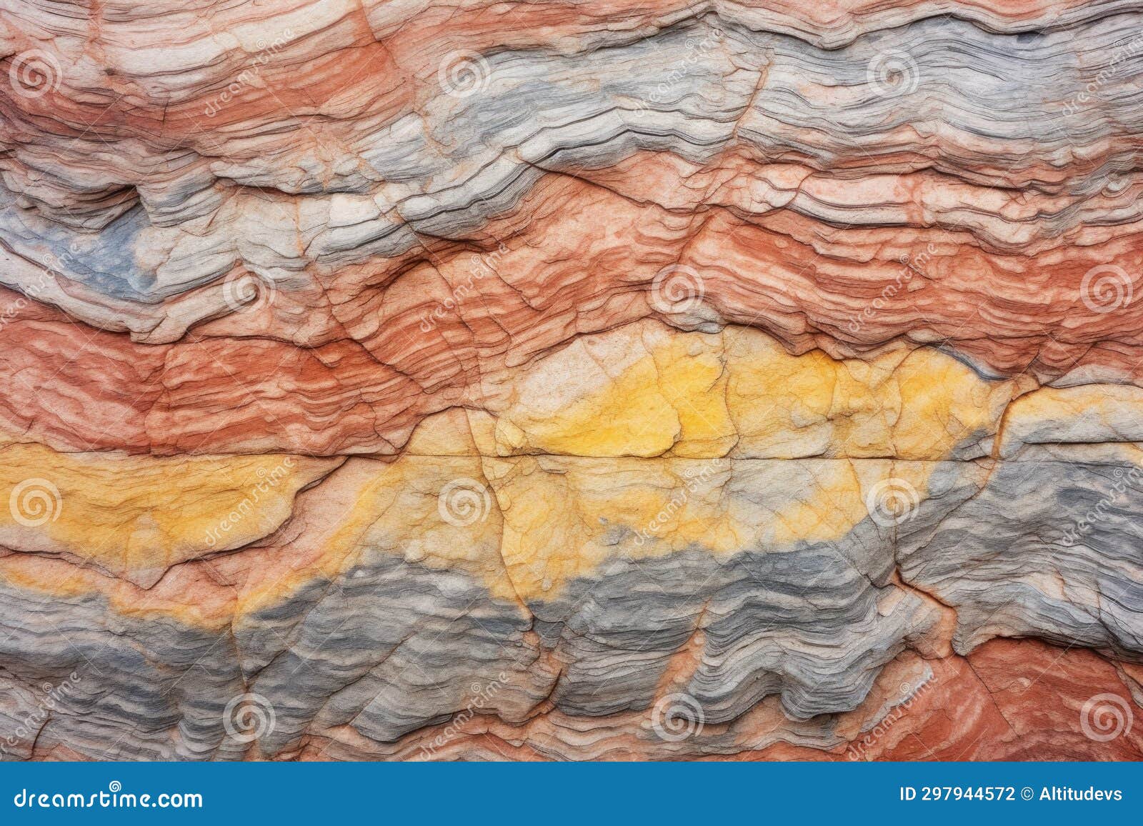 Layered Sandstone Wall Texture Stock Photo - Image of sandstone, effect ...