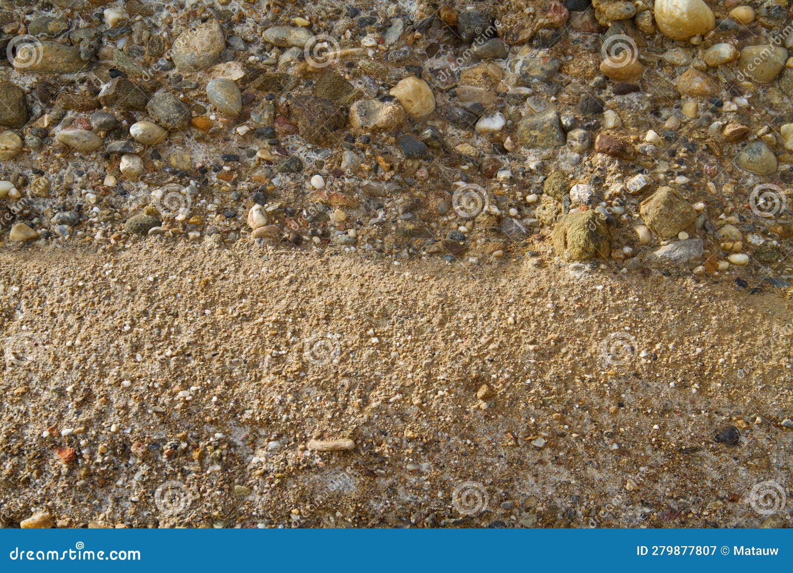Layered sediment stock image. Image of stones, profile - 279877807